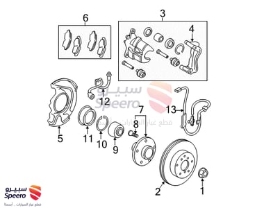 حساس اي بي اس تويوتا كامري 2000-2011 4405030660