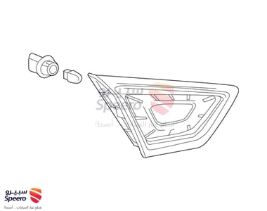 اسطب شنطة خلفي يسار شيفروليه امبالا 2014-2020 84043113